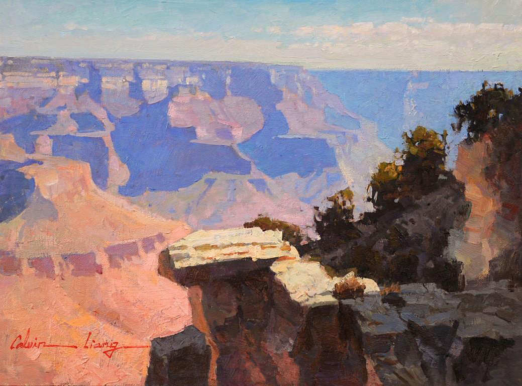 Calvin Liang Workshop in Maynard Dixon Country